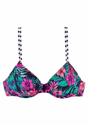 LASCANA Pattern Underwire Bikini Top - Multi Print