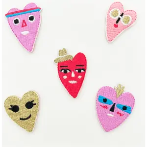 DAYDREAM SOCIETY Heart Patches - Heartbeat Gang  Patch Set