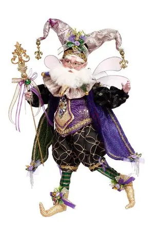 MARK ROBERTS Mardi Gras Magic Fairy - Plum