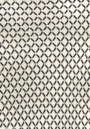LASCANA Rhinestone Mesh Negligee