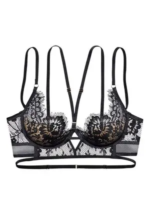 LASCANA Strappy Lace Push Up Bra