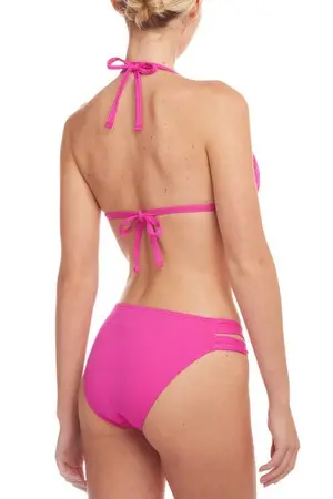 LASCANA Strappy Triangle Bikini Top - Pink
