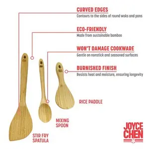JOYCE CHEN Burnished Wok Utensils