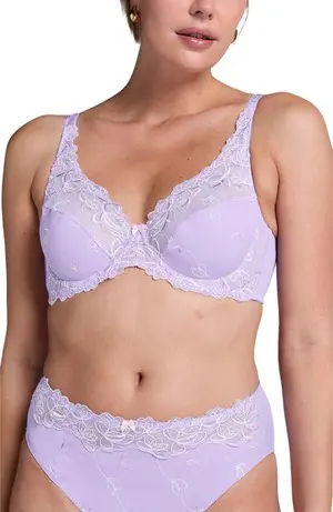 Hunkemoller Diva Non-padded Underwired Bra - Crocus Petal