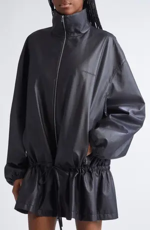 Alexander Wang Drop Waist Leather Jacket