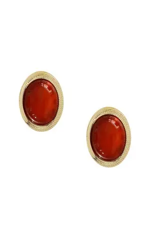 RETRO CHIC Babylon Earrings - Red