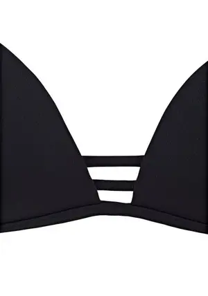 LASCANA Triangle Bikini Top - Black