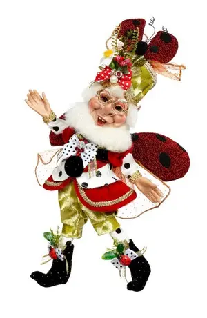 MARK ROBERTS Lady Bug Elf - Red