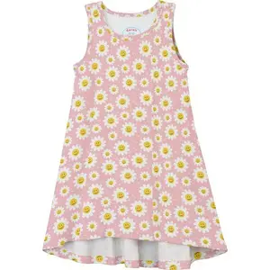 SARA’S PRINTS Sleeveless Hi Lo Nightgown - Smiling Daisies