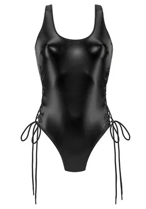 LASCANA Lace-up Teddy Bodysuit