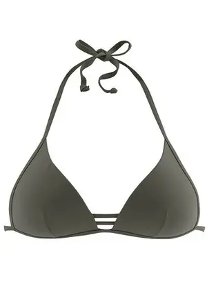 LASCANA Triangle Bikini Top - Olive