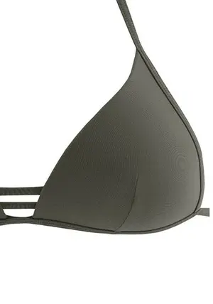 LASCANA Triangle Bikini Top - Olive