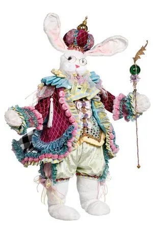 MARK ROBERTS Wonderland Rabbit - Red Violet