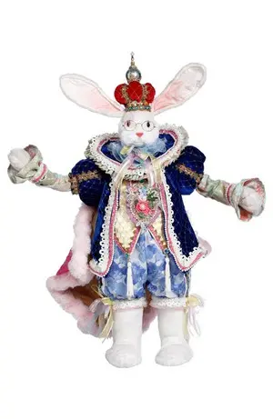 MARK ROBERTS King Of Hearts Rabbit - Dark Blue