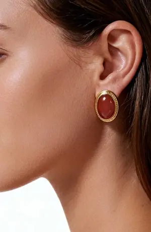 RETRO CHIC Babylon Agate Drop Earrings