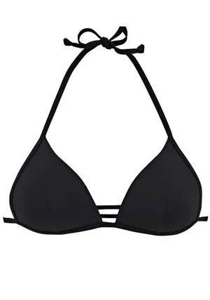LASCANA Triangle Bikini Top - Black
