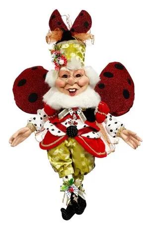 MARK ROBERTS Lady Bug Elf - Red