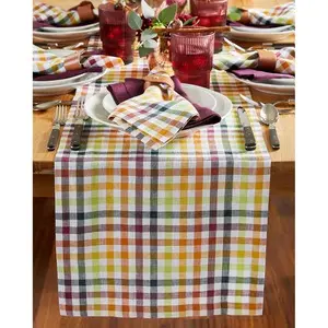 Solino Home Linen Table Runner For Dining Table Multicolor