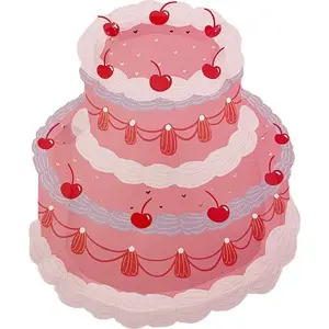JOLLITY & CO Valentine's Day Dinner Cake Plates - Assorted Pre-pack