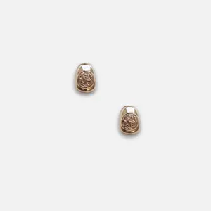 DANIELA MILLAN JEWELRY Halo Stud Earrings - Gold