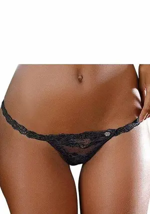 LASCANA Floral Lace Thong