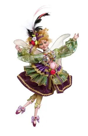 MARK ROBERTS Madame Mardi Gras Fairy - Plum