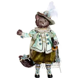 MARK ROBERTS 3 Musketeer Cat - Light Green