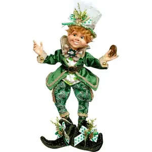 MARK ROBERTS Pot Of Gold Elfin - Shamrock Green