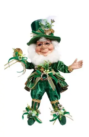 MARK ROBERTS Leprechaun Elf - Shamrock Green