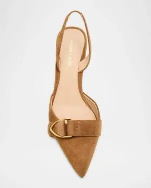 Veronica Beard Loralyn Suede Slingback Pumps