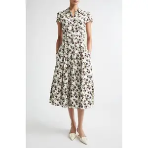 Hand-Drawn Print Day Dresses
