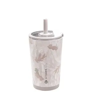 HYDROJUG Everyday Tumblerceramic-lined Insulated Tumbler With Straw And Soft-touch Lid - Camo