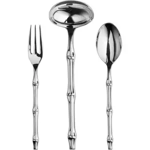 MEPRA Bali Serving Set3 Pieces - Silver