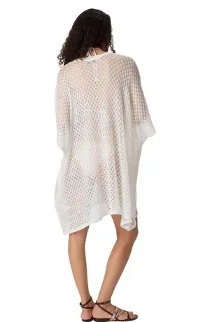 Missoni Short Caftan Cover-up In Lamé Viscose With Raschel Workmanship