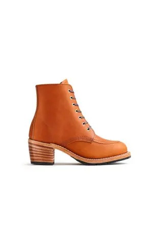 Red Wing Round Toe Boots For Women
