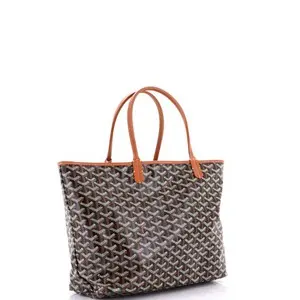 Goyard Saint Louis Pm Tote Coated Canvas - Brown