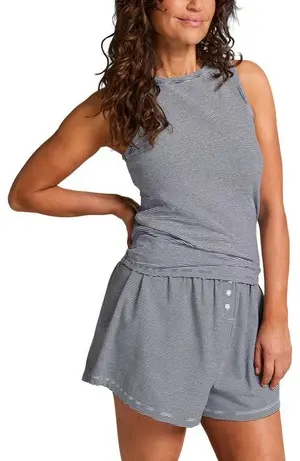Hunkemoller Pyjamaset Singlet Jersey - Peacoat
