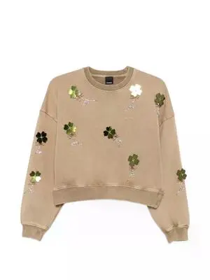 Pinko Embellished Crewneck Sweater