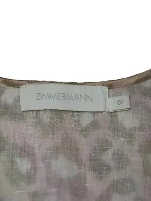 Zimmermann Animal-print Mini Dress