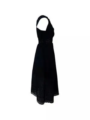 SELF-PORTRAIT Openwork Asymmetrical Dress