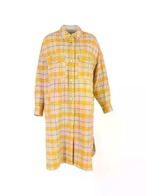 ISABEL MARANT VINTAGE Fontia Checked Wool Coat