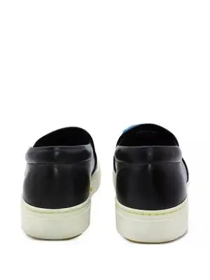 Fendi Leather Slip-on Sneakers