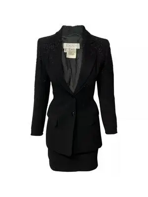 Escada Single-breasted Blazer And Skirt Set