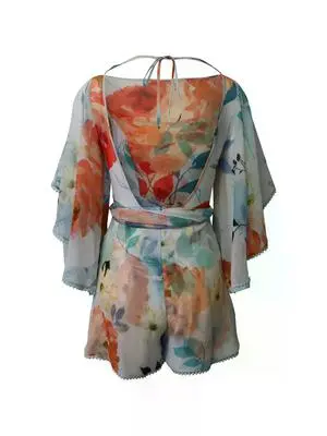Charo Ruiz Ibiza Floral Print Playsuit