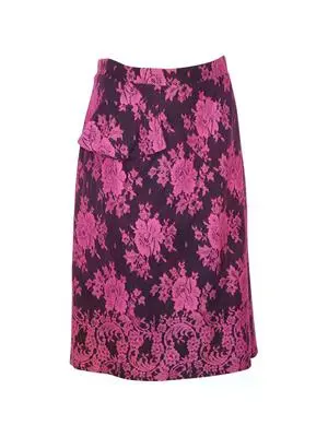 Pink Floral Skirts