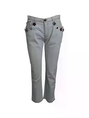 Fendi Mid Rise Pants For Women