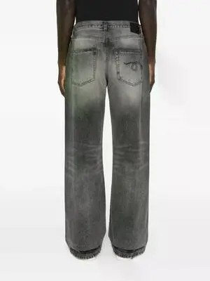 R13 Frayed Five-pocket Jeans