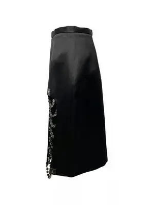 CHRISTOPHER KANE Cutout Crystal Embellished Skirt