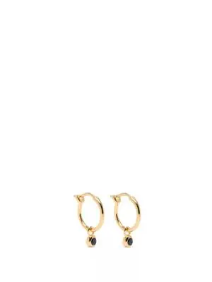 MISSOMA Tennis Charm Hoop Earrings - Gold