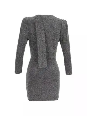 IRO PARIS Tie-neck Long-sleeve Mini Dress